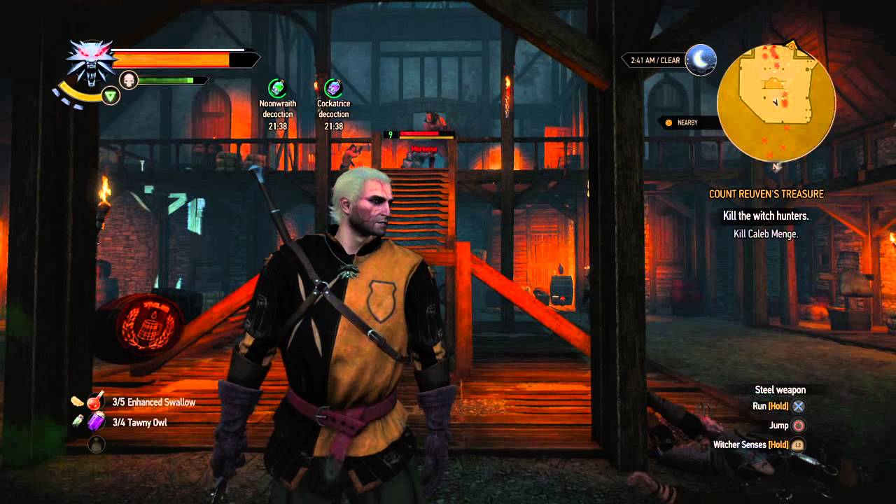 The Witcher 3: Killing Menge‘s Hunters [ DEATH MARCH ] " Count Reuven‘s ...