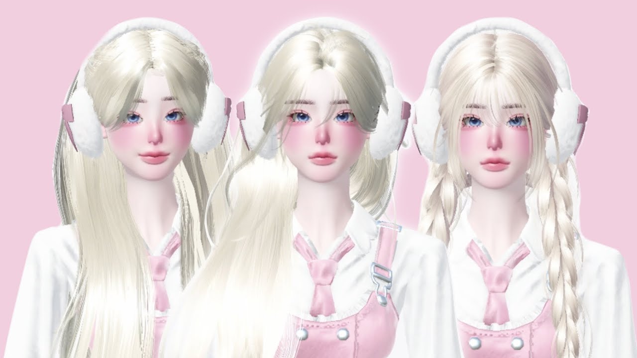 Customize cold winter girl makeup | Oplas Zepeto - YouTube