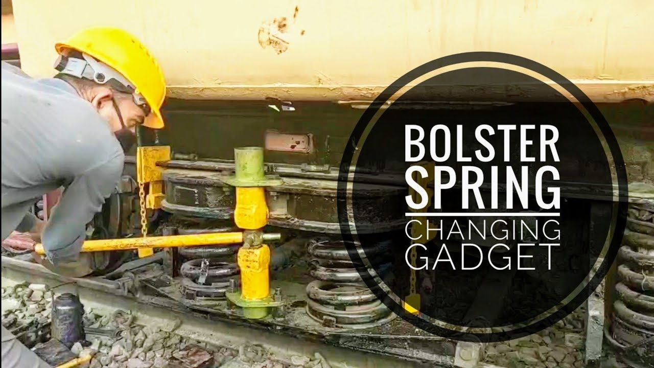 Bolster Spring Changing Gadget By C&W Depot Veraval - YouTube