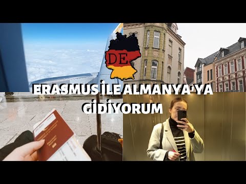 ERASMUS İLE ALMANYA'YA GİDİYORUM! İlk haftam, nerede yaşıyorum, market, Steinfurt vlog