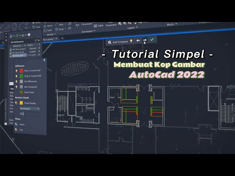 Tutorial Simpel Membuat Kop Gambar (E - Ticket) - AutoCad 2022 - YouTube