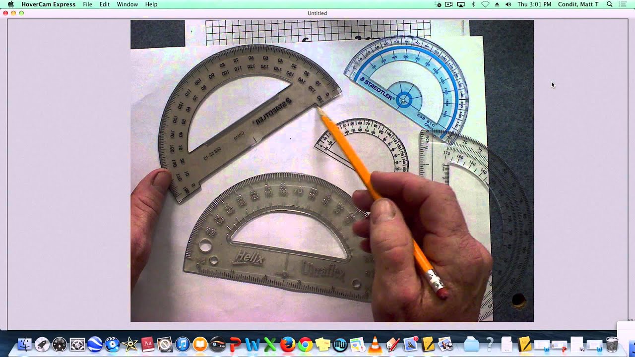 Finding Altitude and Using Protractors - YouTube