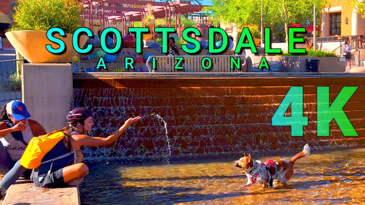 Exploring the Luxury of Scottsdale, Arizona - 4K Walk Tour - YouTube