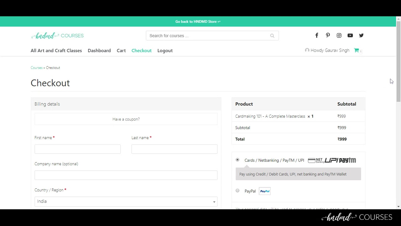 How to Purchase a Course at HNDMD Courses - YouTube