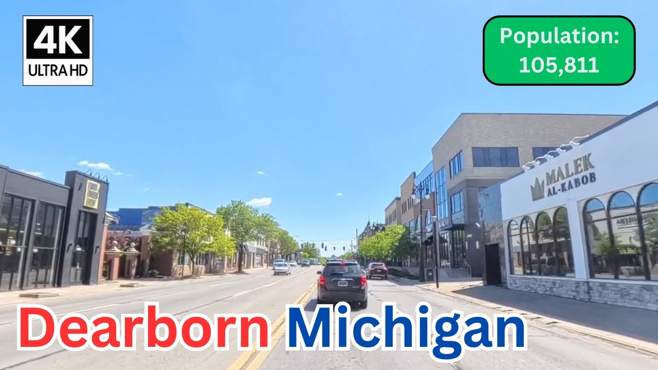 Driving Through Dearborn, Michigan 🇺🇸 | Scenic 4K Tour of History ...