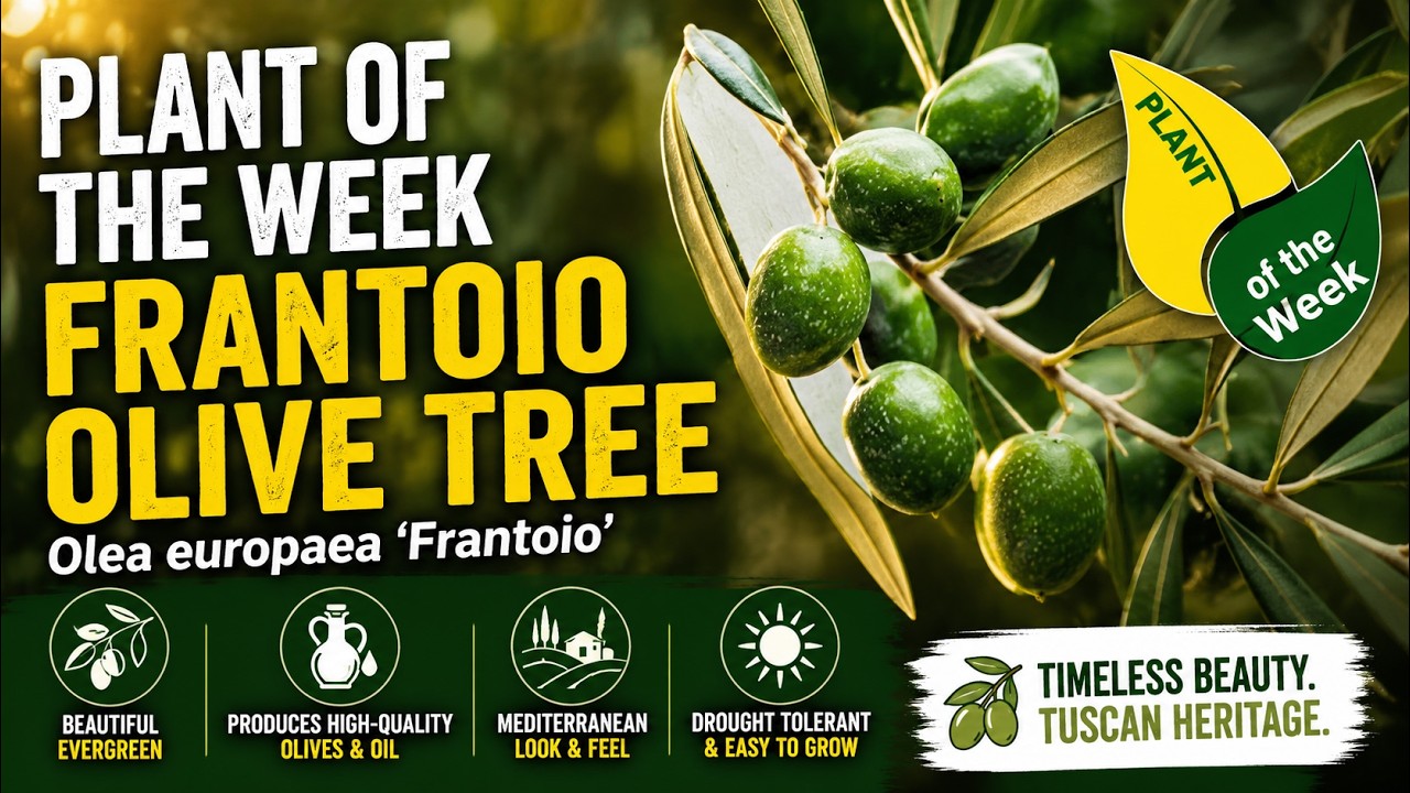 Frantoio Olive Tree | Olea europaea ‘Frantoio’ - YouTube