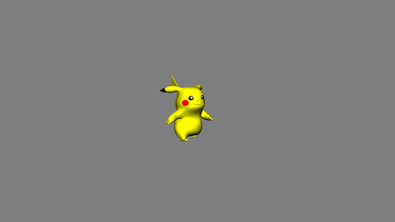 Pikachu Walk Animation Youtube