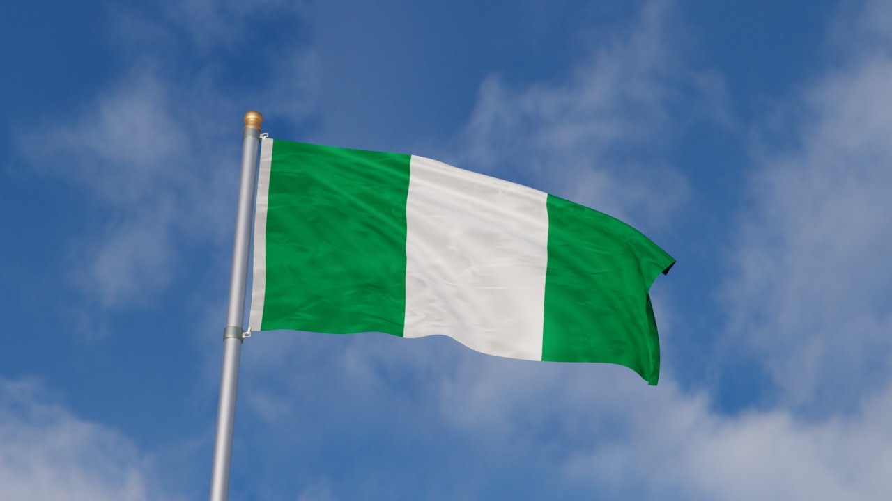 NIGERIA waving flag - YouTube