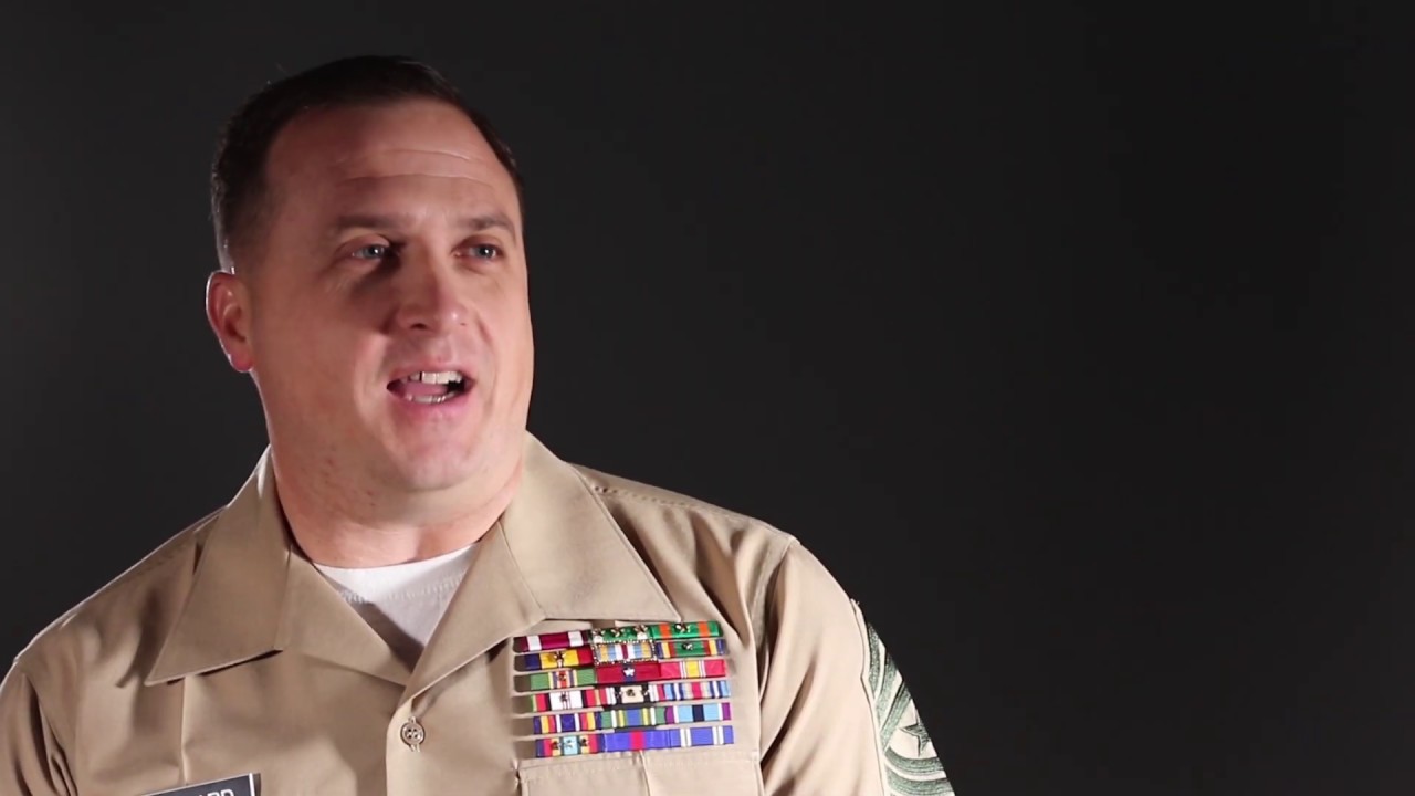 Recruiting Station Sergeant Major talks about the Delayed Entry Program ...