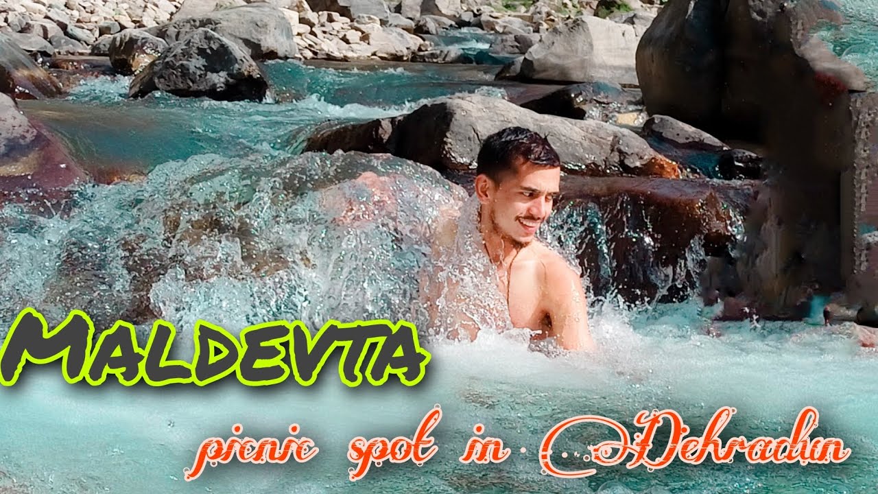 Maldevta waterfall Dehradun // maldevta picnic spot // Beautiful place ...