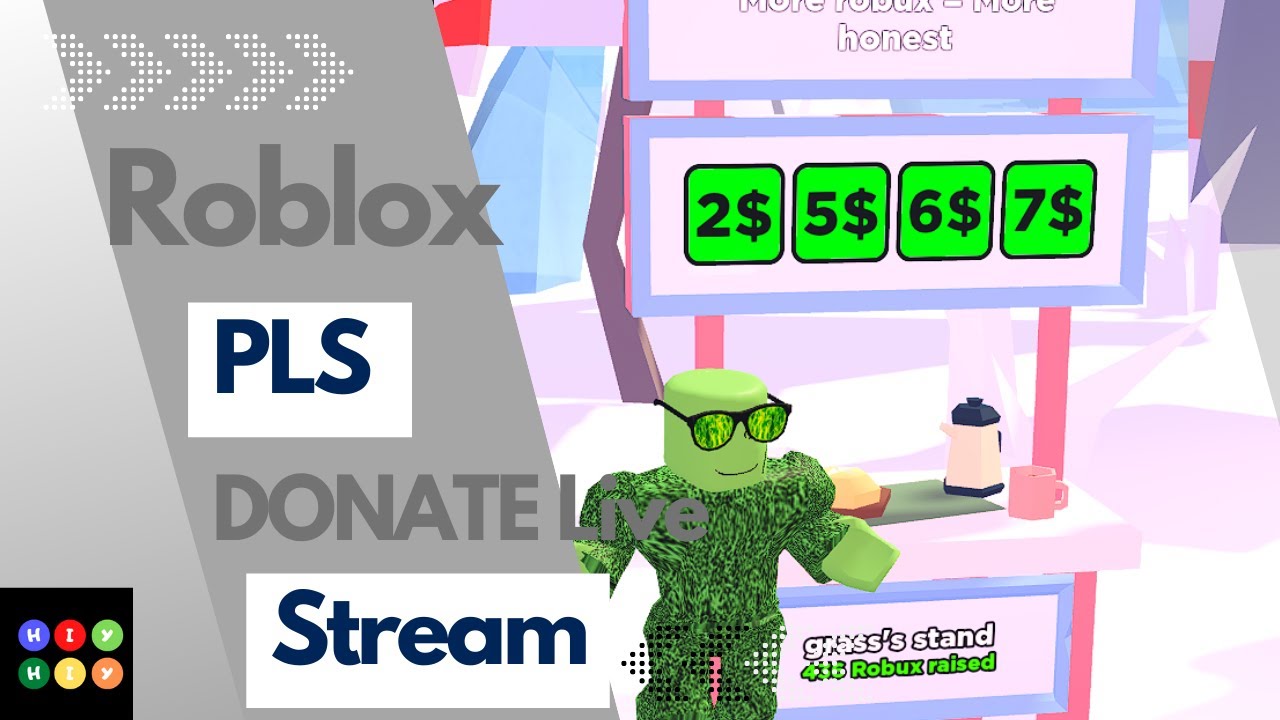 Live Streaming Until I get 10K Robux Raised Day #1 - PLS DONATE - YouTube