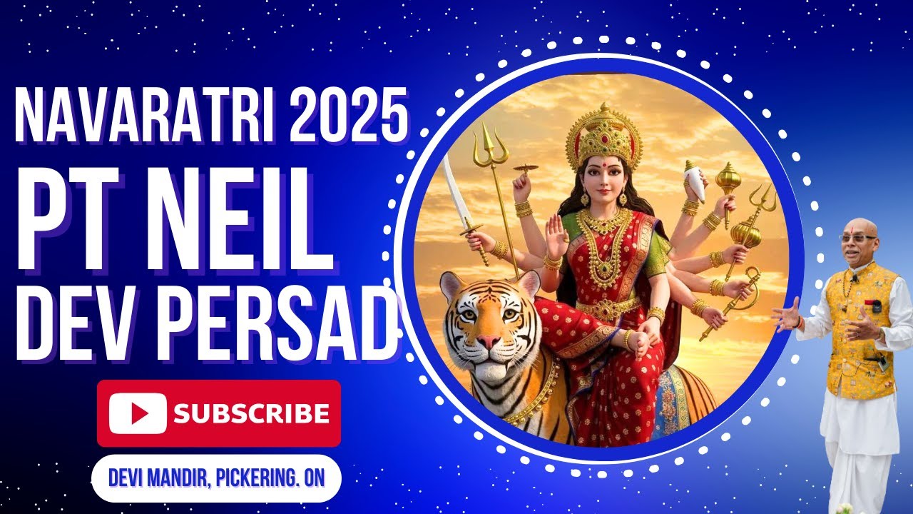 Navaratri Yagya 6th Night Devi Mandir Pickering - YouTube
