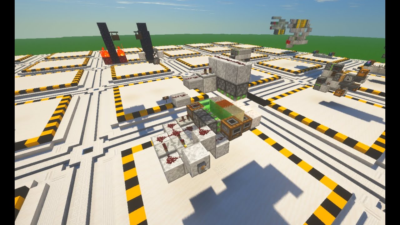 Minecraft Redstone #5 - Sand/Gravel Duplication Farm - YouTube