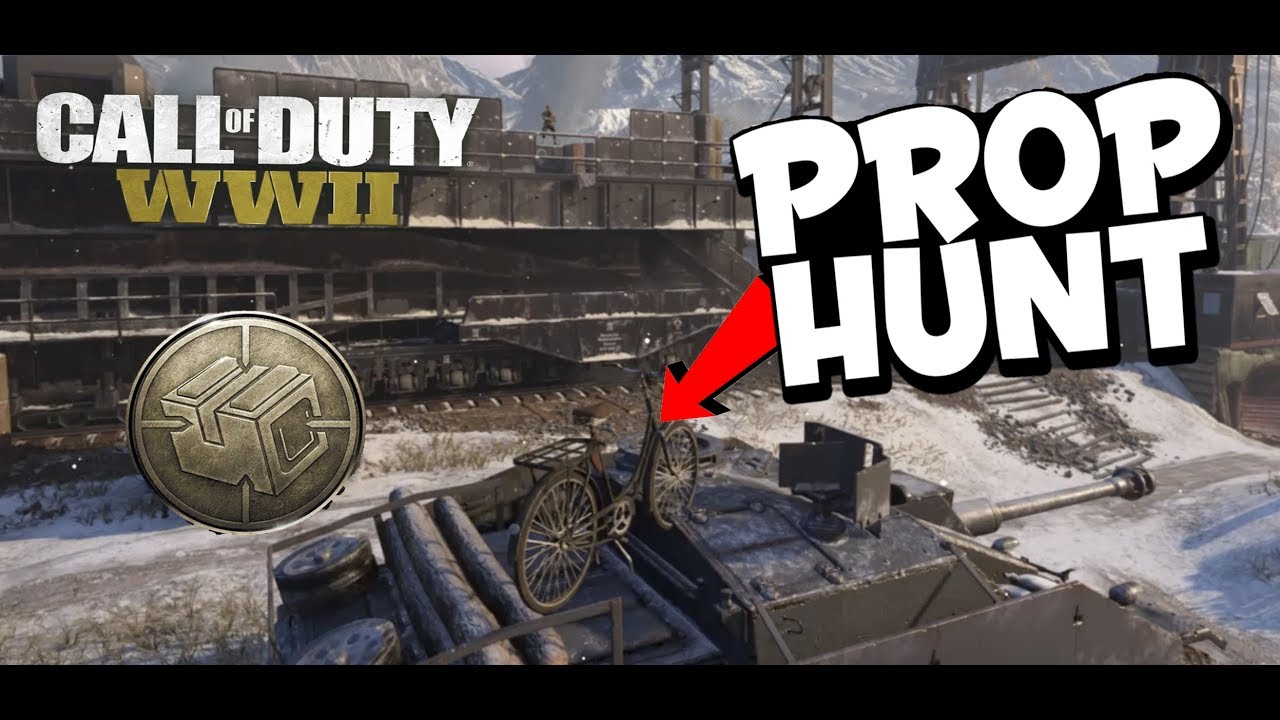BEST PROP HUNT HIDING SPOTS - CoD WW2 | #4 - YouTube