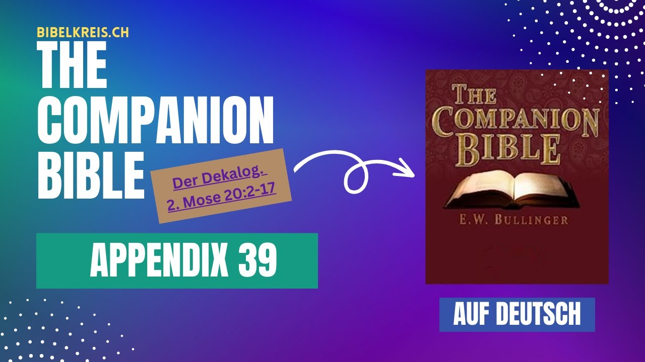 Appendix 39 - Der Dekalog Die 10 Gebote - YouTube
