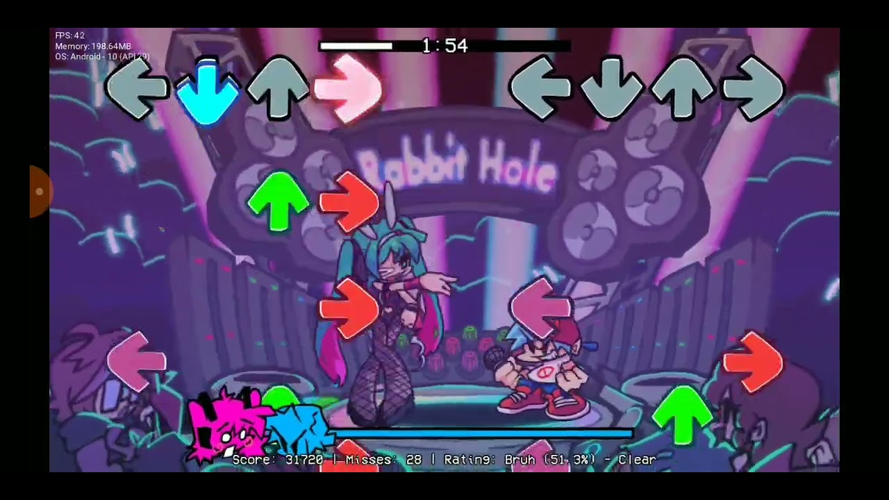 FNF - Miku (Rabbit hole) - (Aku gak suka musik rabbit hole asli sus ...