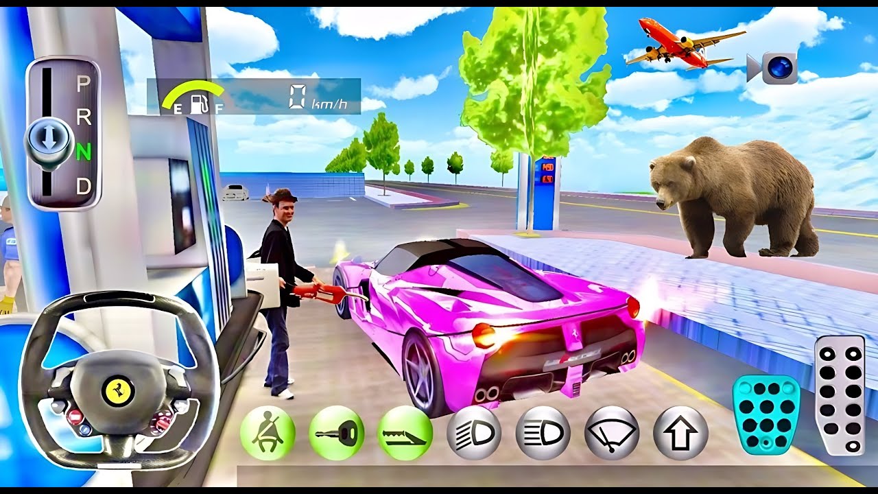 3D Driving Class 4K Eicher Motors With Power Horse Vs Fire Bullet Train ...