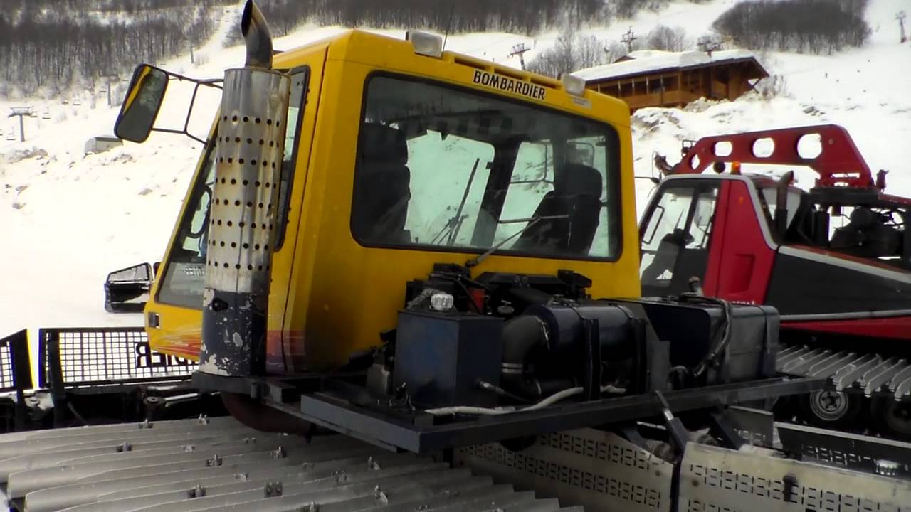 GATTI DELLA NEVE BOMBARDIER BR 350 - PRINOTH EVEREST. - YouTube