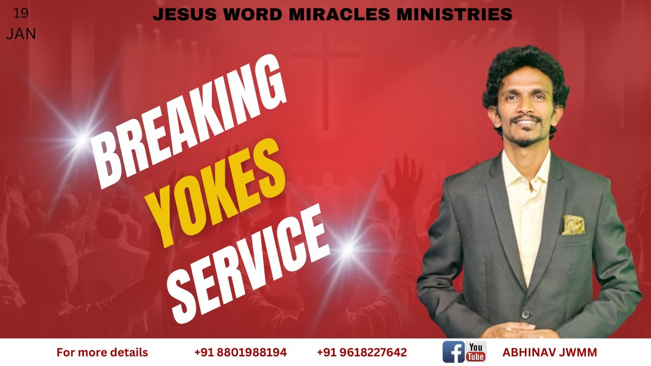 BREAKING YOKES SUNDAY SERVICE I 19TH JANUARY 2025 I MAN OF GOD ABHINAV ...