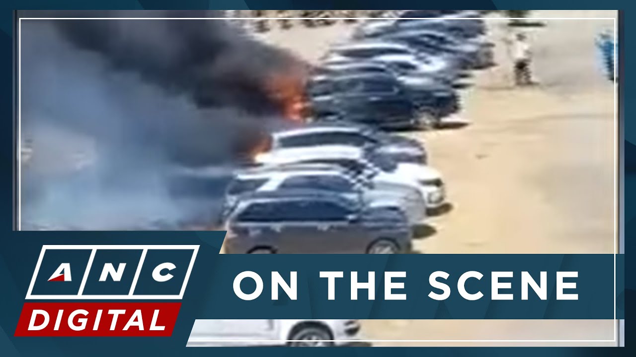 WATCH: Moments when fire engulfed 19 vehicles parked at NAIA Terminal 3 ...