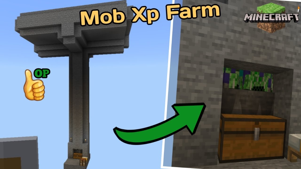 I made an op mob xp farm in Minecraft survival PE #9 | Minecraft Hindi ...