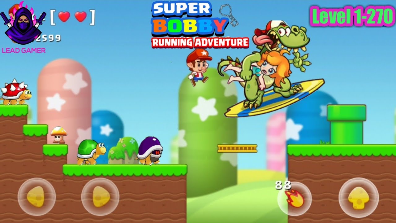 Super Bobby Bros Running Adventure Level 1-270 #games #gaming #gameplay ...