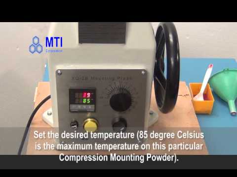MP-300 Compression Mounting Press.flv - YouTube