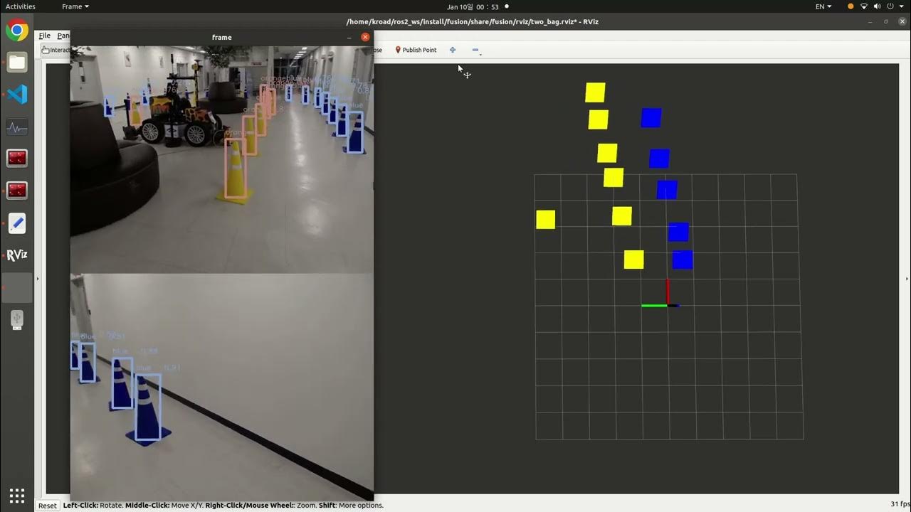 traffic cone detection - YouTube