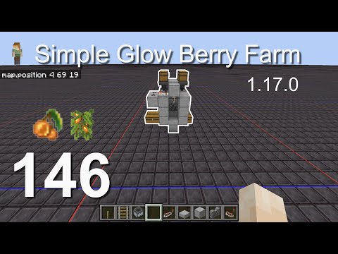How to build a Simple Glow Berry Farm (1.17.0) - Minecraft Bedrock ...