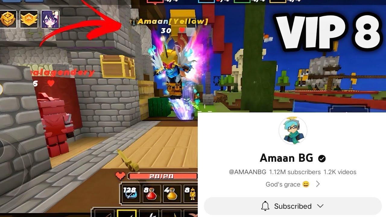 I Am Playing With Amaan Bg in Bedwars [Blockman] - YouTube