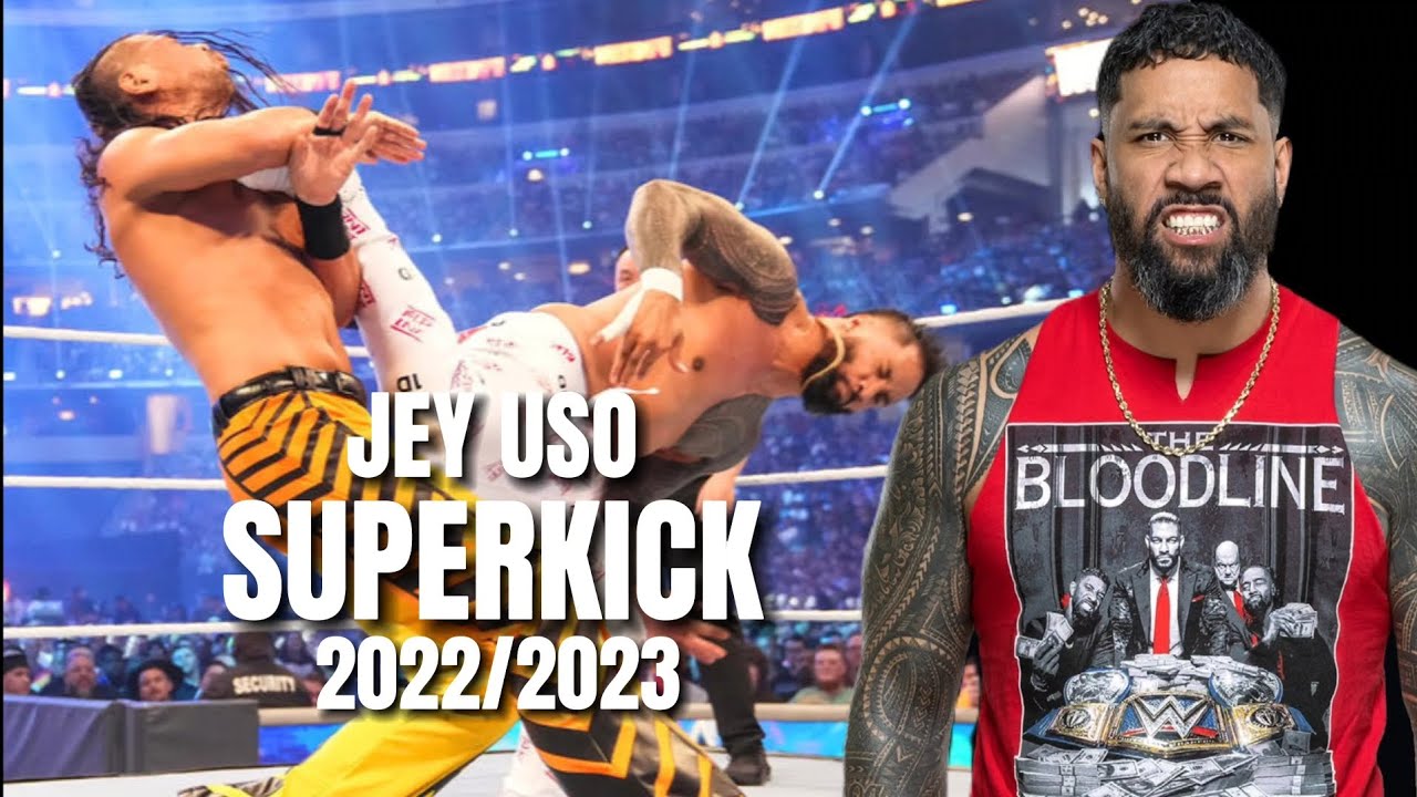 Jey Uso - Superkick compilation 2022/2023 - YouTube