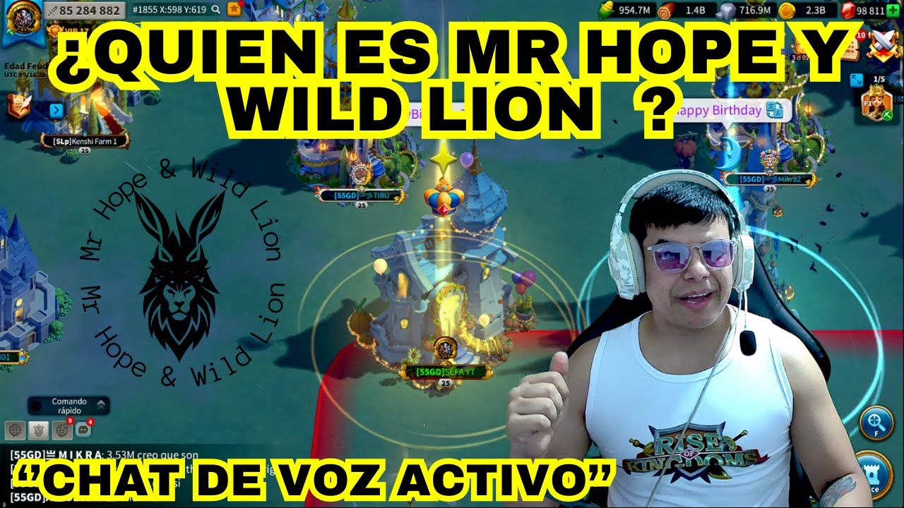¿Quien es Mr Hope y Wil Liond ? Chat de Voz Activo Mi cumpleaños y ...