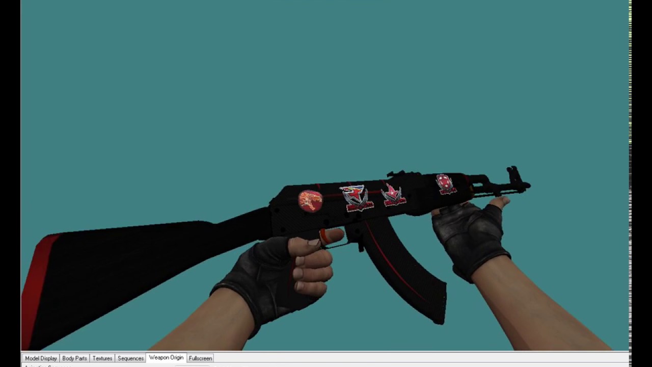 AK 47 REDLINE [STICKERS] CS1.6 !!! - YouTube