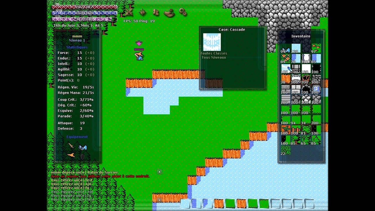 Super MMORPG Maker Box v0.2.1 - Démo SandBox - YouTube