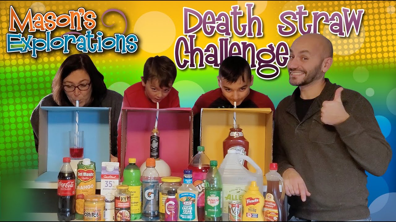 DON'T Choose The Death Straw Challenge - Can You Survive? - YouTube