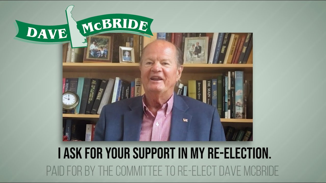 Re-Elect State Senator David McBride - YouTube