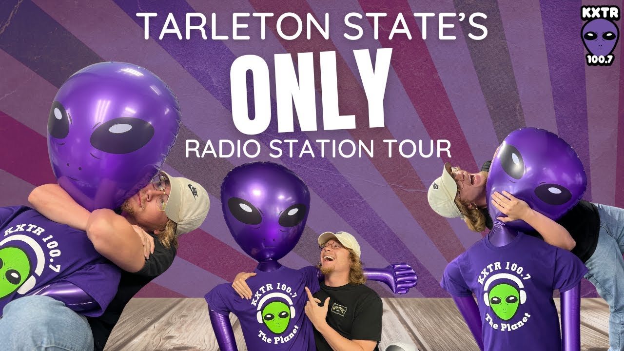 Tarleton State University's ONLY radio station tour! - YouTube