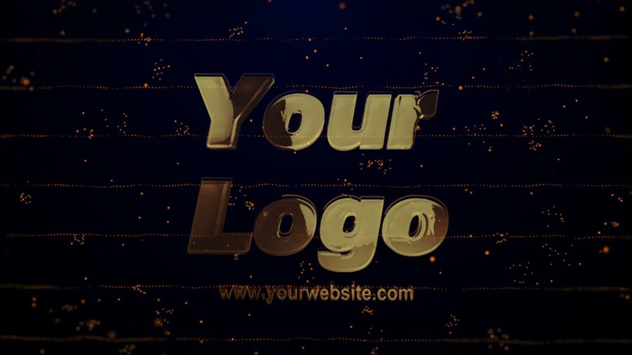 Make Gold Particle Logo Reveal Video with After Effects template - MakeWebVideo.com - YouTube