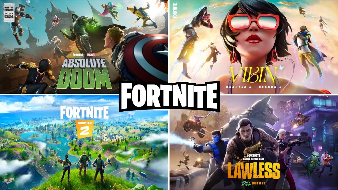 Fortnite - All Cinematic Trailers (Chapter 1 - 6) - YouTube