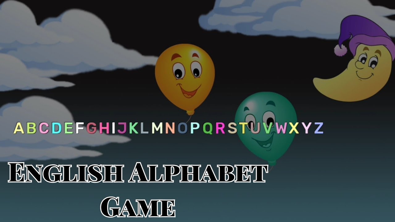 Balloon Pop | English Alphabet Game - YouTube