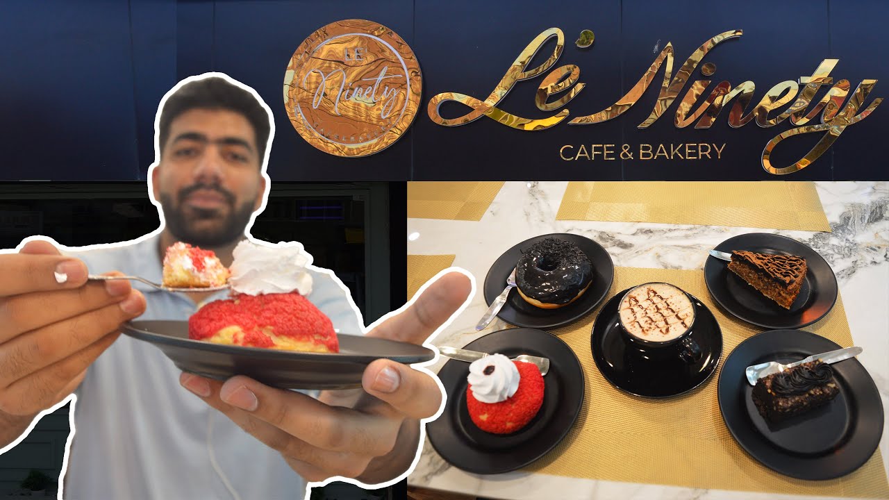 Food Review at "Le Ninety Cafe and Bakery" | Srinagar - YouTube