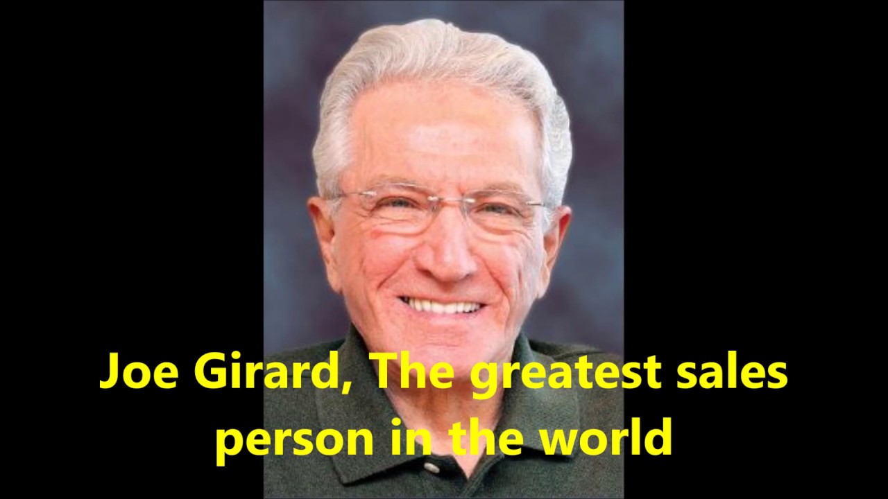 Great Salesman In Action: Girard Technique | Selling | Greatest ...