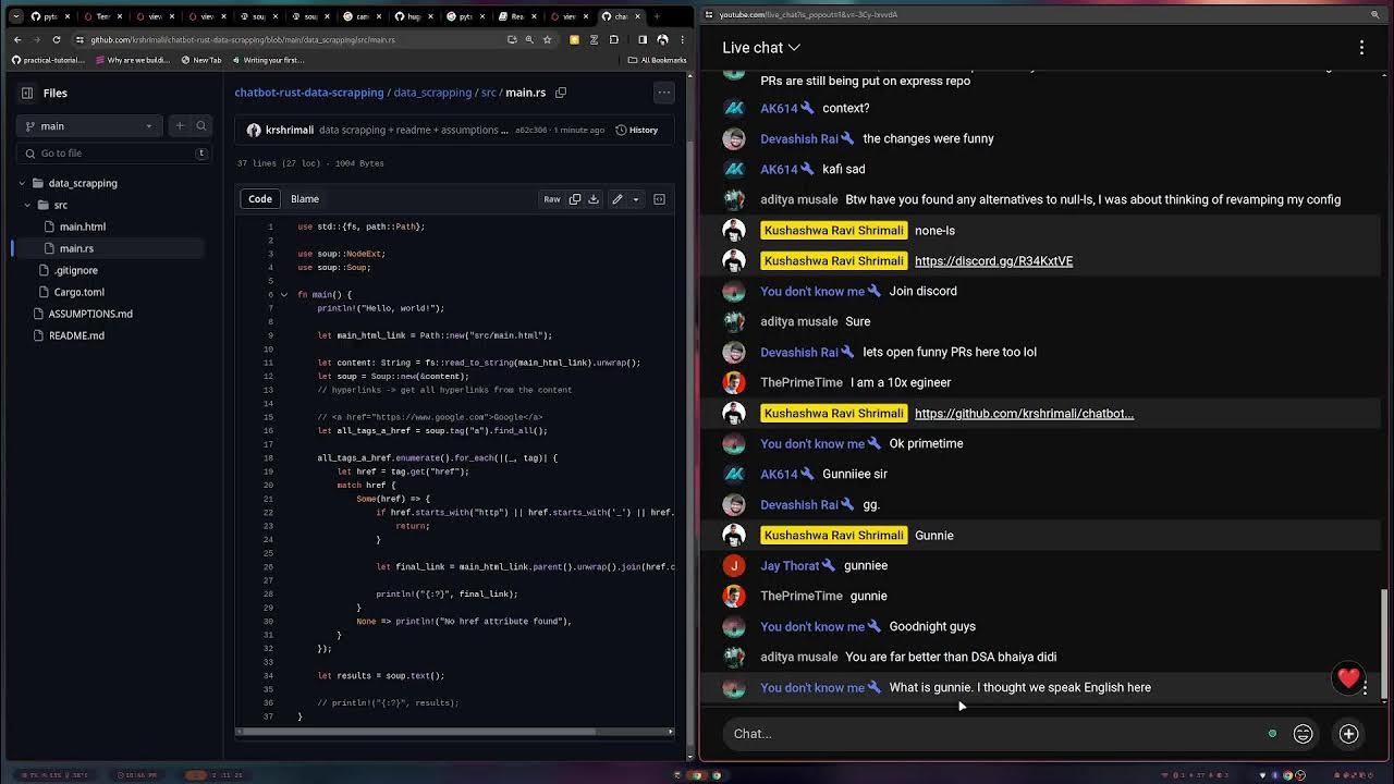 Let's finetune a model for a ChatBot | Live | NeoVim | Rust - YouTube