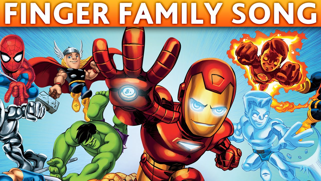 Daddy Finger Song Marvel Super Hero Squad - Finger Family Marvel Super ...