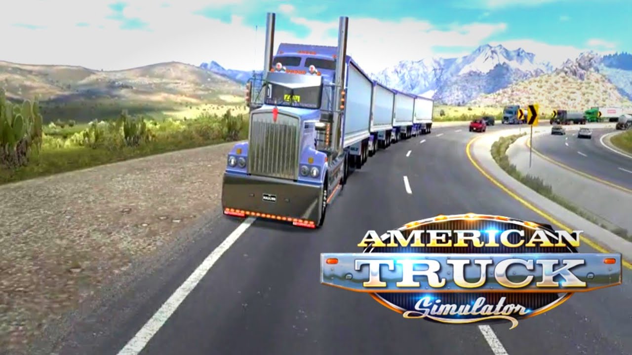 Delivered 4 Trailers Load. American Truck Simulator Gameplay - YouTube
