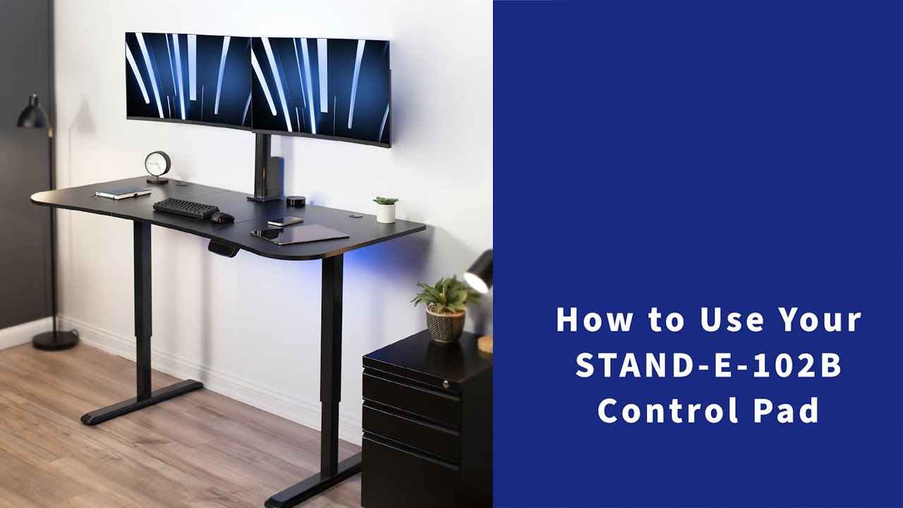 DESK-KIT-SET1B How to use the Desk Kit Control Pad by VIVO - YouTube