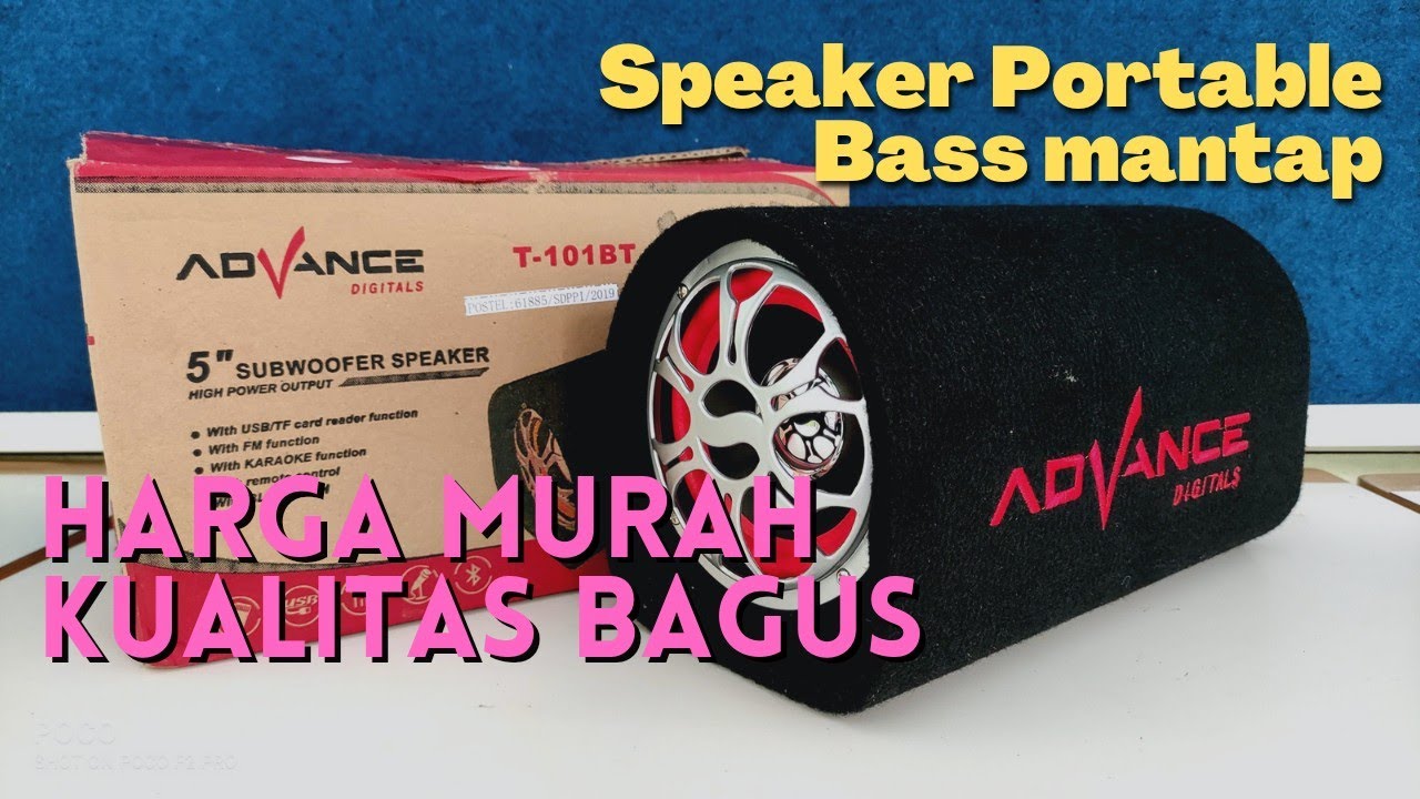 Full Review Speaker Portable ADVANCE T101BT - YouTube