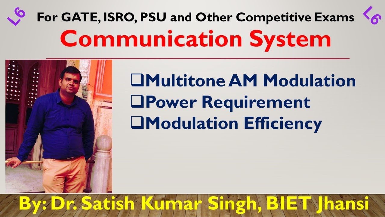 Communication Engg. | L6 | Multitone AM Signal | Modulation Property ...