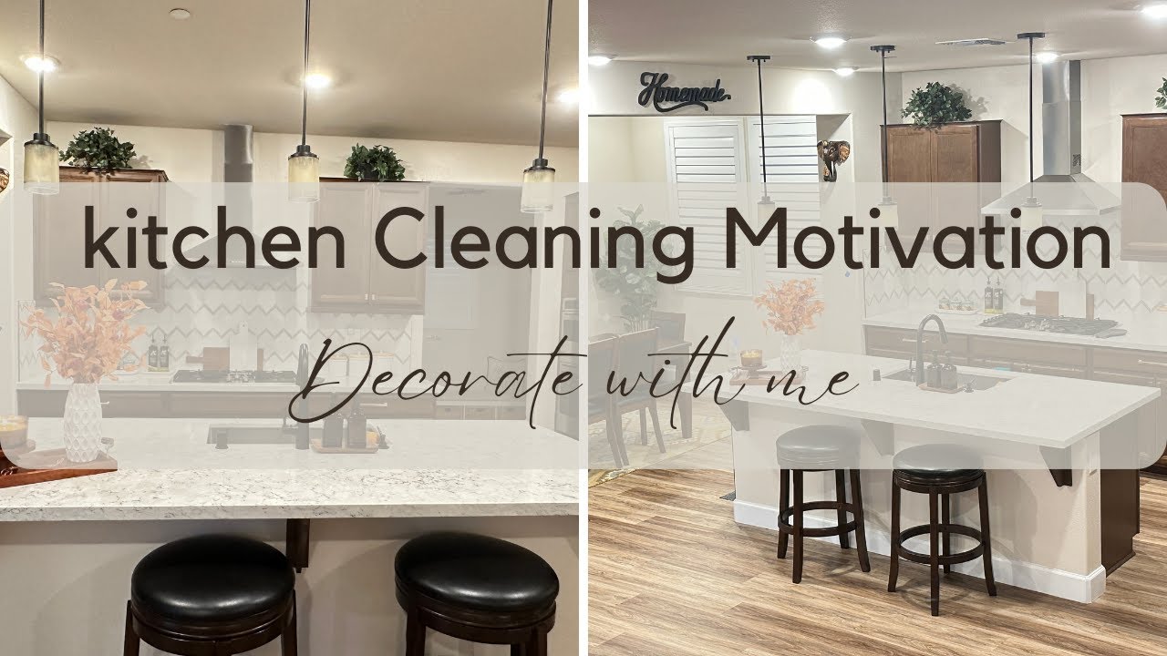 Cleaning motivation| Kitchen Cleaning | kitchen Decorate with me | Fall ...