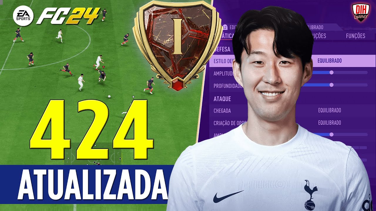 FORMAÇÃO 424 META ATUALIZADA! Melhor tática OP END GAME do Ultimate ...